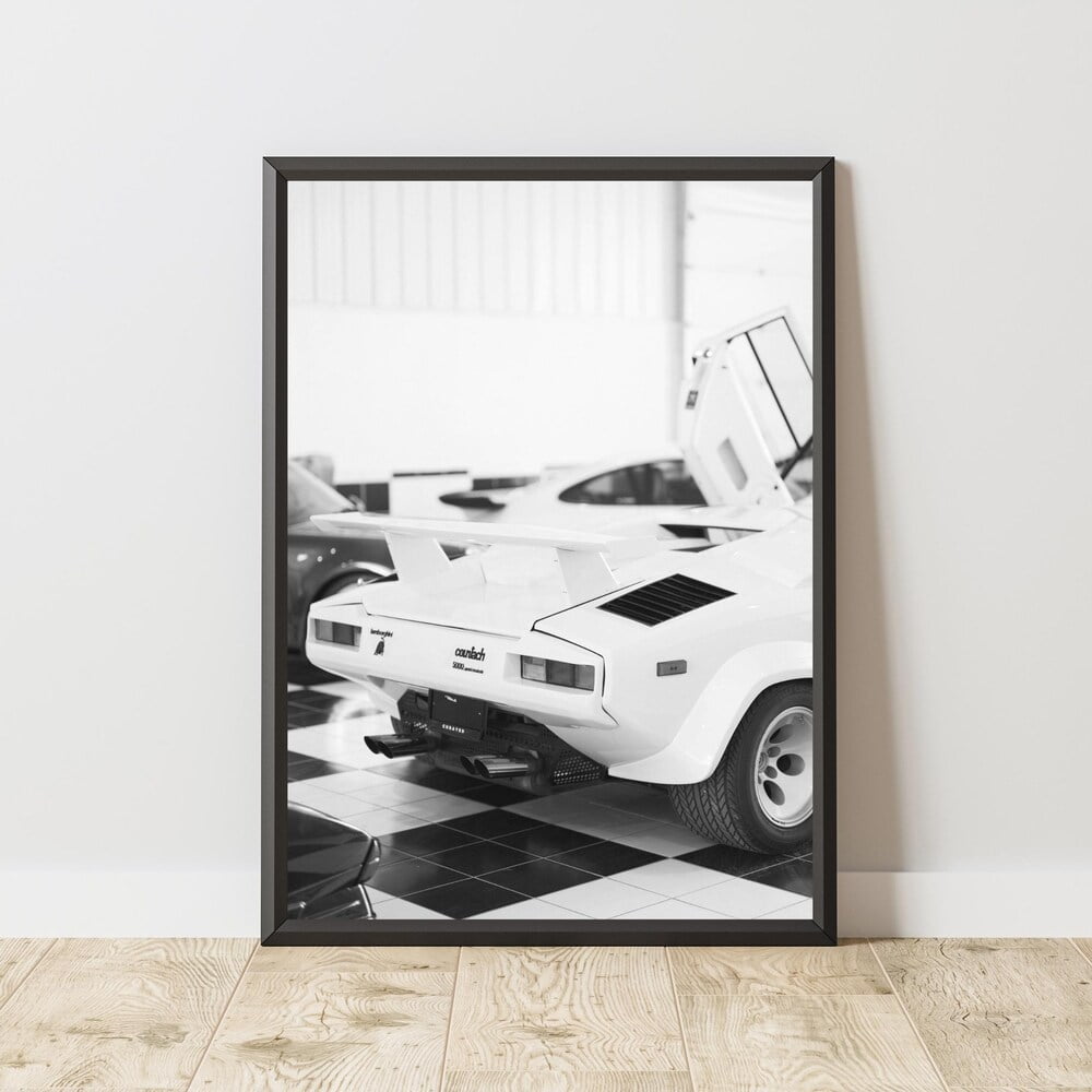 Lamborghini Countach Poster, Lamborghini Countach Print, Lamborghini ...