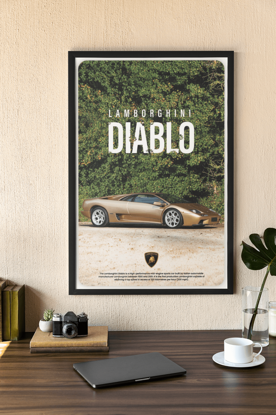 Lamborghini Diablo 24X36 GTO Huracan super car Italian foreign ...