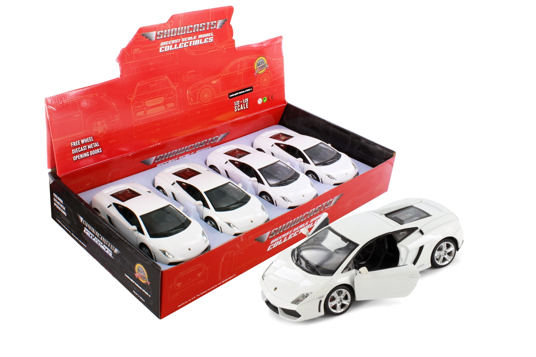 Lamborghini Gallardo LP 560-4 Hardtop, White - Showcasts 68253D - 1/24 ...