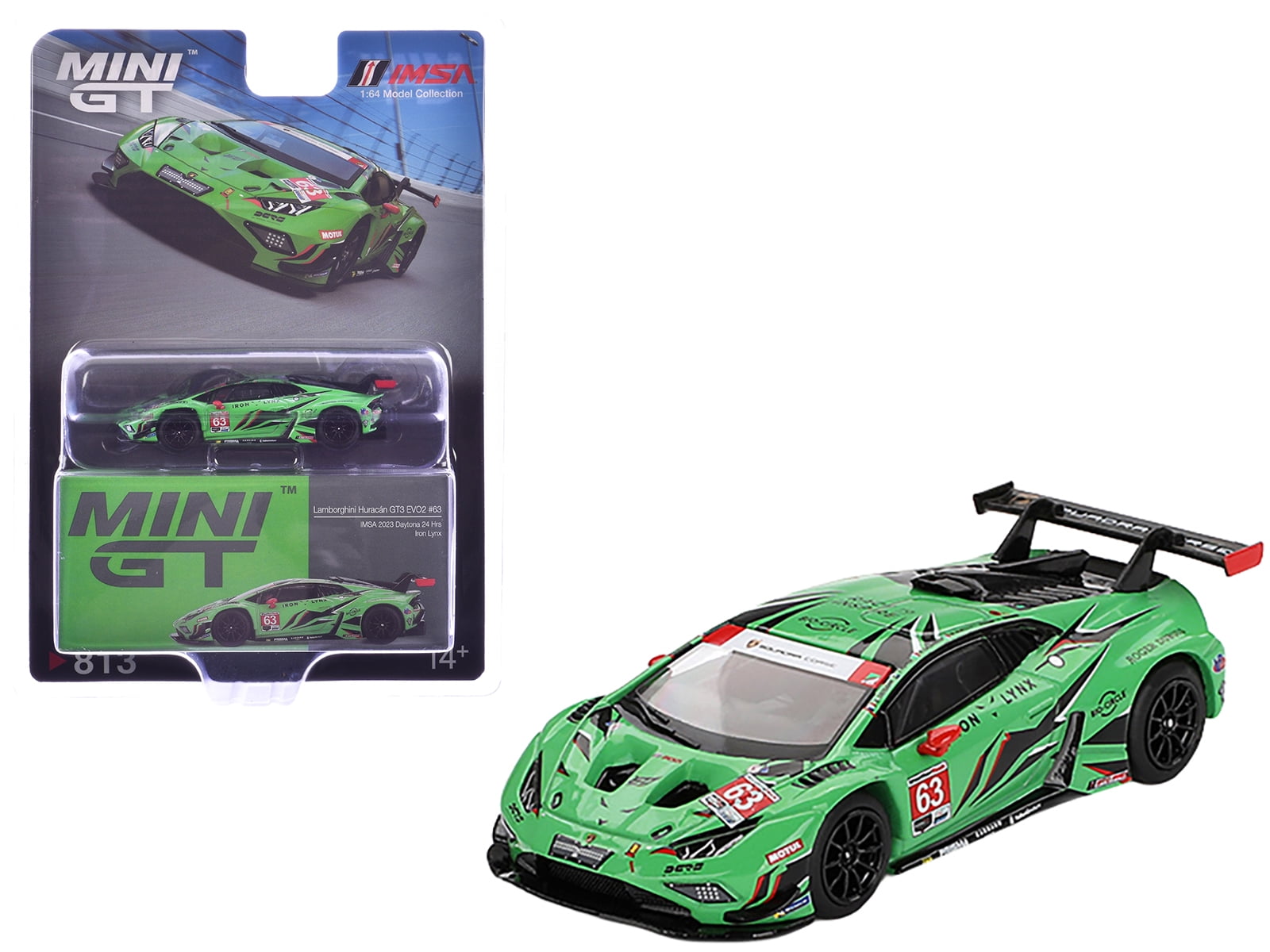 Lamborghini Huracan GT3 EVO2 #63 Mirko Bortolotti - Andrea Caldarelli ...
