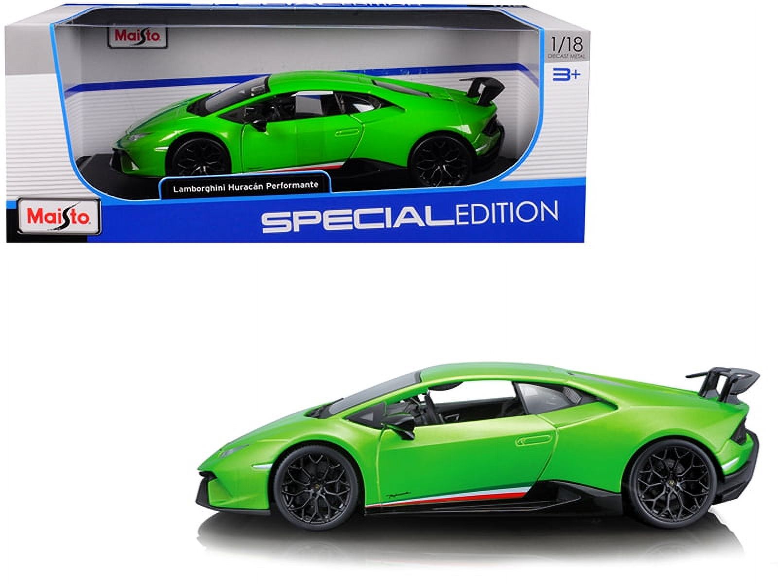 Lamborghini Huracan Performante Metallic Green 1 18 Diecast Model Car Lamborghini Huracan Performante Metallic Green 1 18 Diecast Model Car