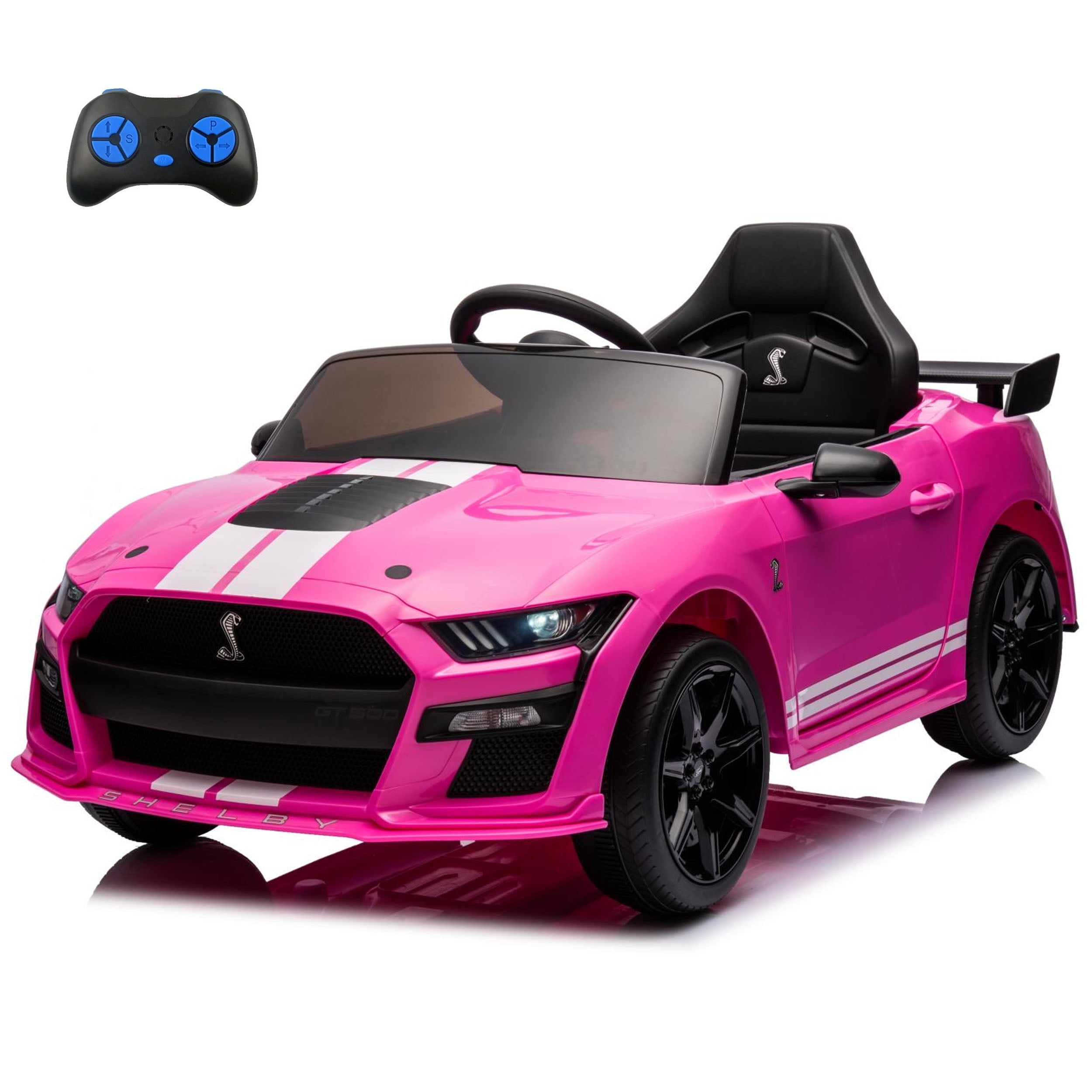 Ford Mustang Shelby GT500 Kids Cars to Drive, Ride on Toys for Kids 4-8 ...