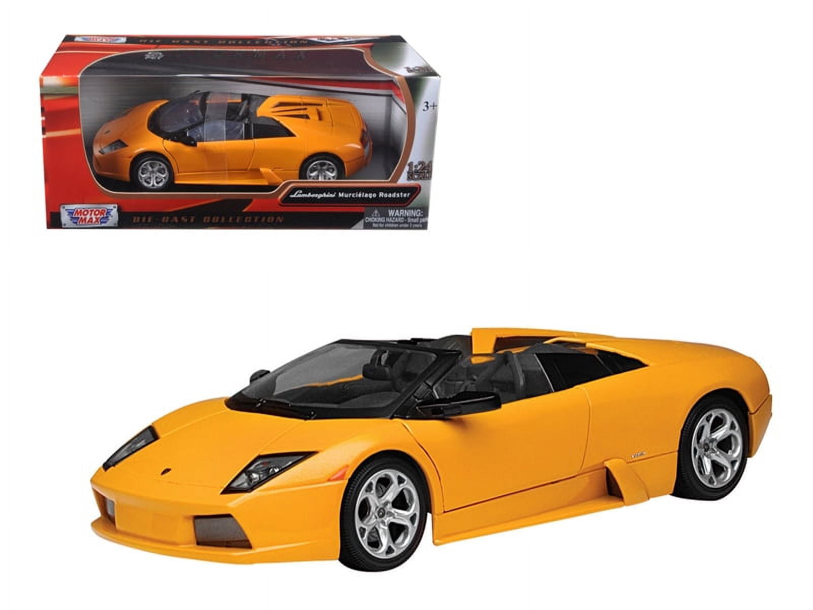 Lamborghini Murcielago Roadster Orange 1/24 Diecast Model Car by ...