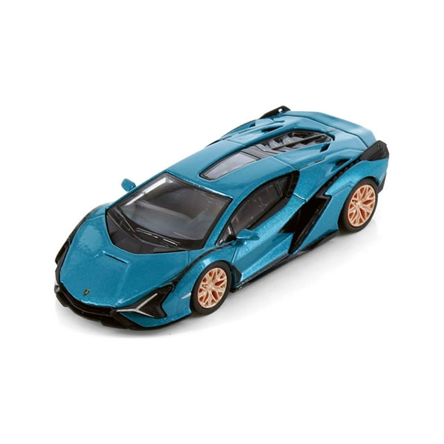 Lamborghini Sian FKP 37, Blue Uranus - Kinsmart H08B - 1/64 Scale ...