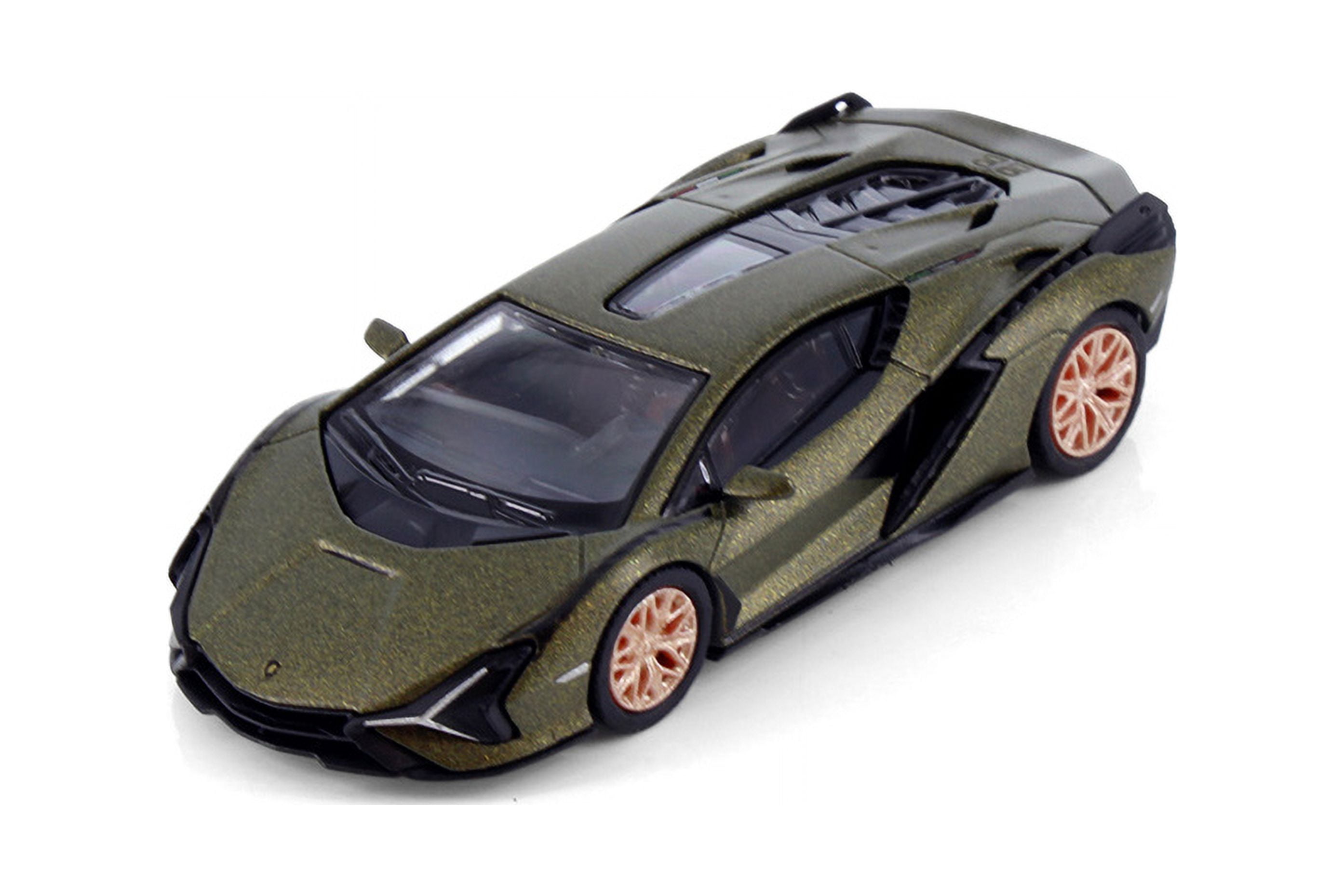 Lamborghini Sian FKP 37, Verde Gea Green - Kinsmart H07B - 1/64 Scale ...