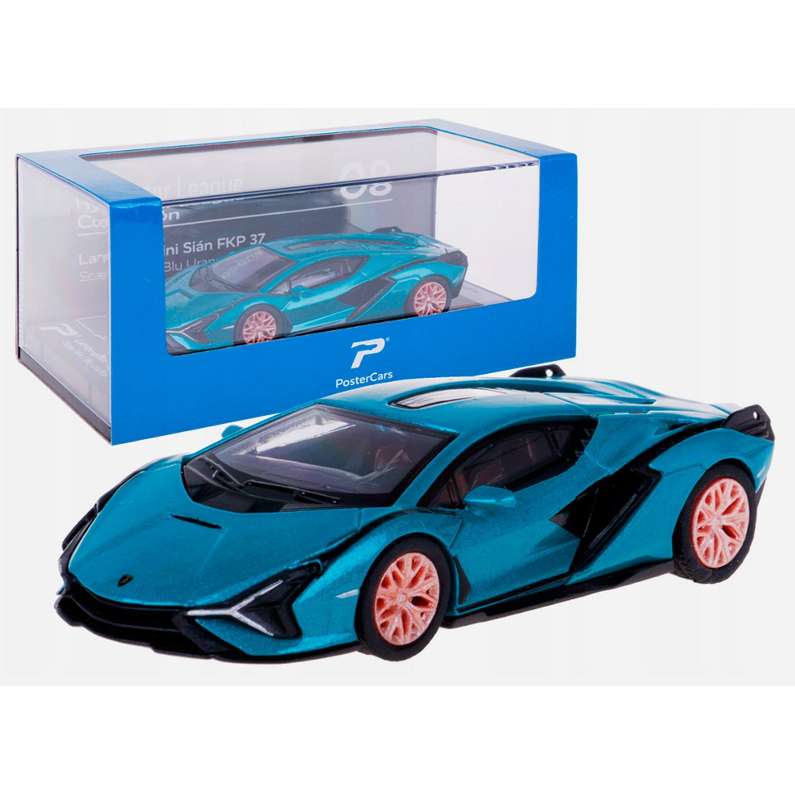 Lamborghini Sian FKP37 (Hypercae League Collection Series) Car [1:64 ...