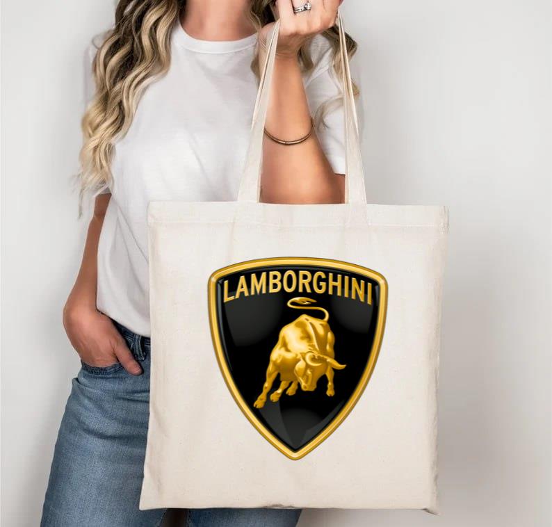 Lamborghini TShirt Made Usa Size S 5XL Supercar Auto Exotic Tote Bag ...