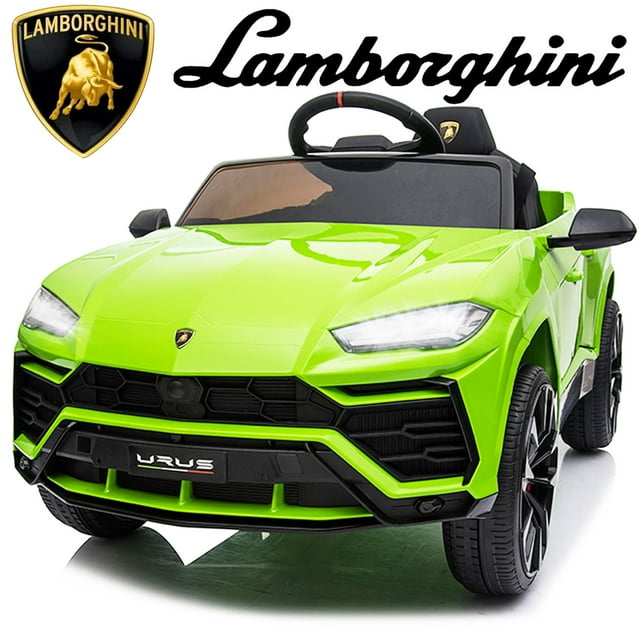 Lamborghini Urus 12V Kids' Electric Ride-On Car w/ LED Light, Parent ...