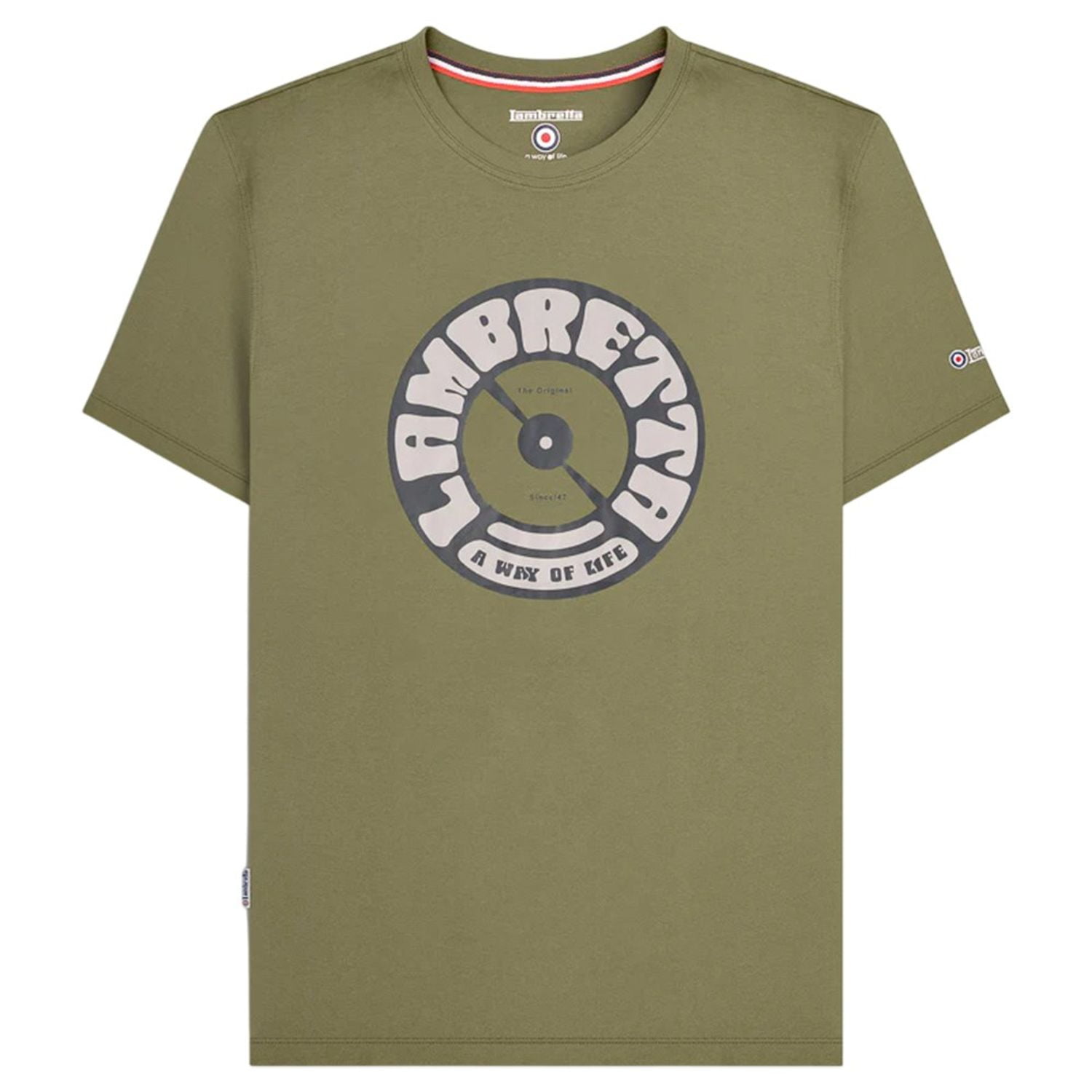 Lambretta Mens Vinyl Record T-Shirt - Walmart.com