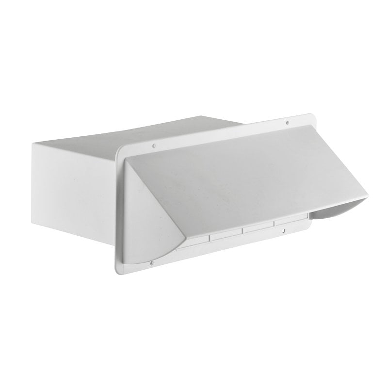 Lambro 1170W White Plastic Wall Cap Damper, 3-1/4" x 10" - Walmart.com