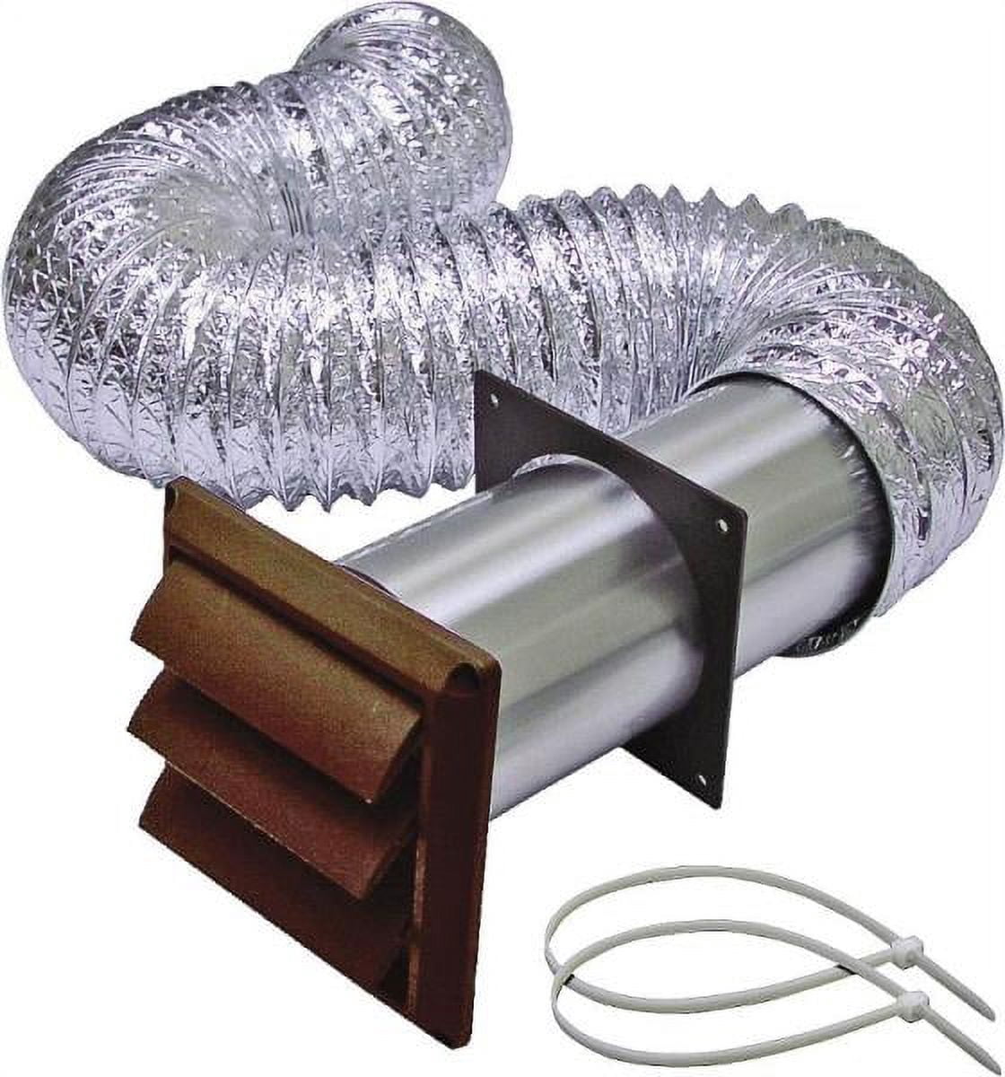 Lambro 1369B Brown Louver Vent Kit, 4" x 5", Each - Walmart.com