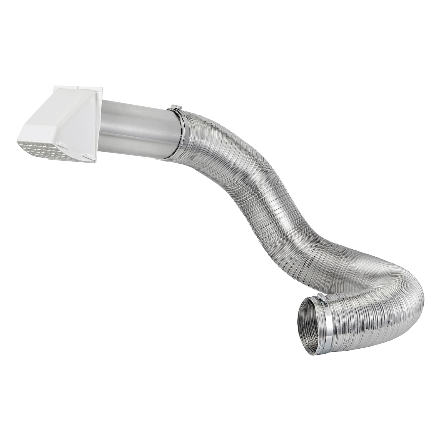 Lambro 1375W-R 4-In. x 8-Ft. UL 2158A Premium Flexible Semi-Rigid Duct ...