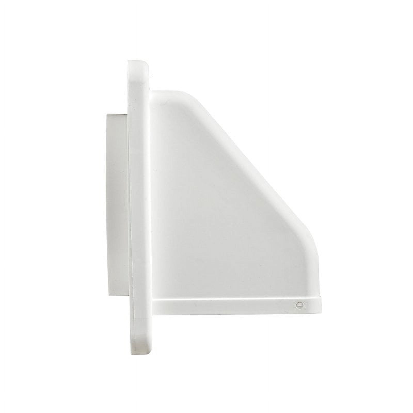 Lambro 1471W Hood Vent, 4 in Duct, Plastic Hood, White Hood - Walmart.com