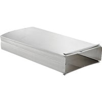 Lambro 3-1/4 In. x 10 In. Galvanized Steel Rectangular Wall Stack Duct ...