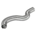 Lambro 304 5-In. x 8-Ft. Flexible Semi-Rigid Aluminum Duct - Walmart.com