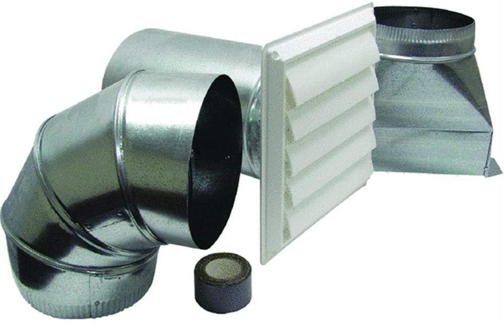 Lambro Kitchen Exhaust Duct Stove Exterior 377 Range Hood Wall Vent Kit ...