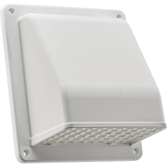 Lambro Ind. Lambro Plastic Kitchen Wall Vent Cap - Pack of 6 - Walmart.com