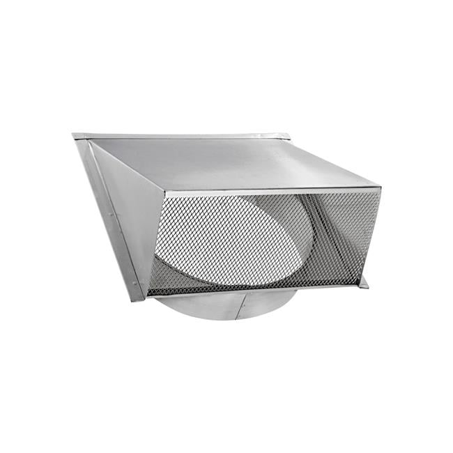 Lambro Industries 12 in. 20 Gauge Aluminum Fresh Air Wall Intake Vent ...