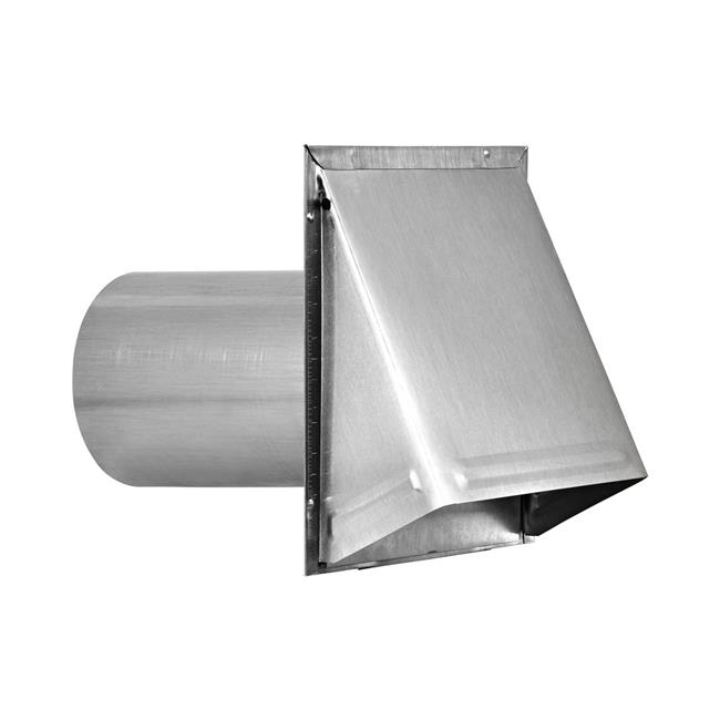 Lambro Industries 3480-11 8 in. 22 Gauge Aluminum Exhaust Wall Hood ...
