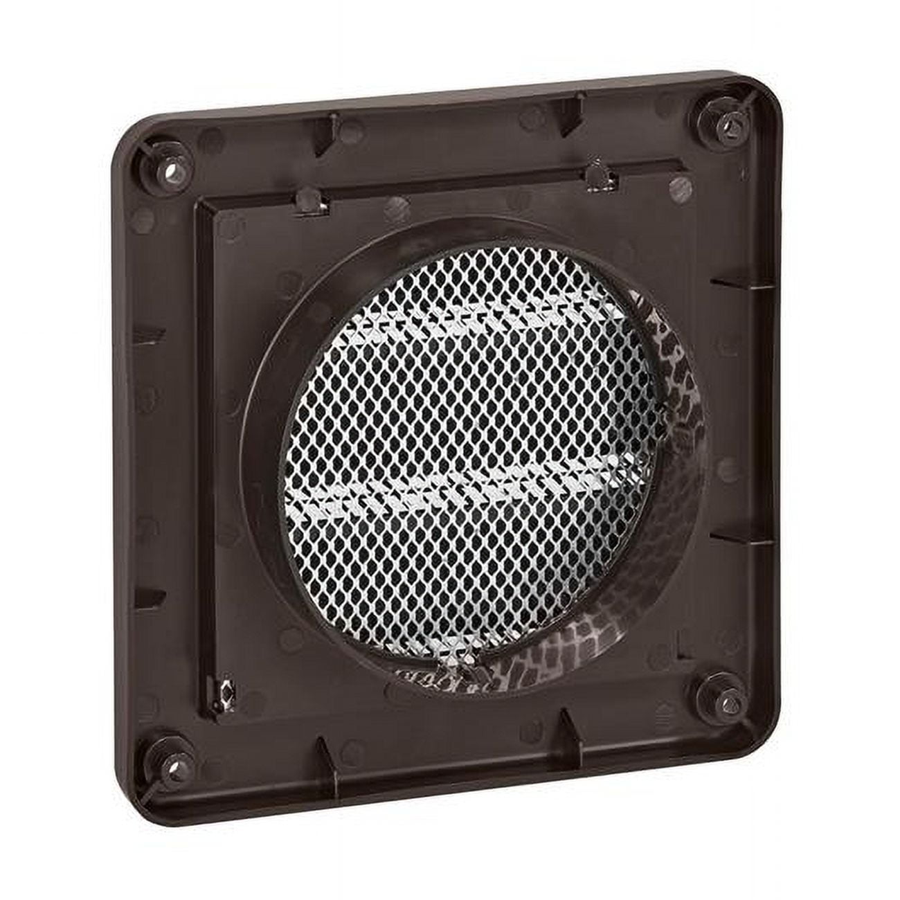 Lambro Industries 4 in. Rain Guard Metal Bug Screen Plastic Fresh Air ...