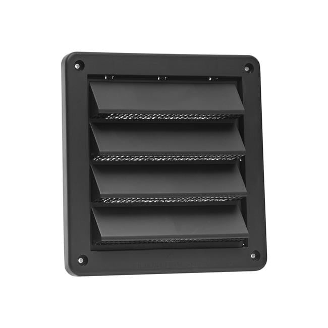 Lambro Industries 6 in. Rain Guard Metal Bug Screen Plastic Fresh Air ...