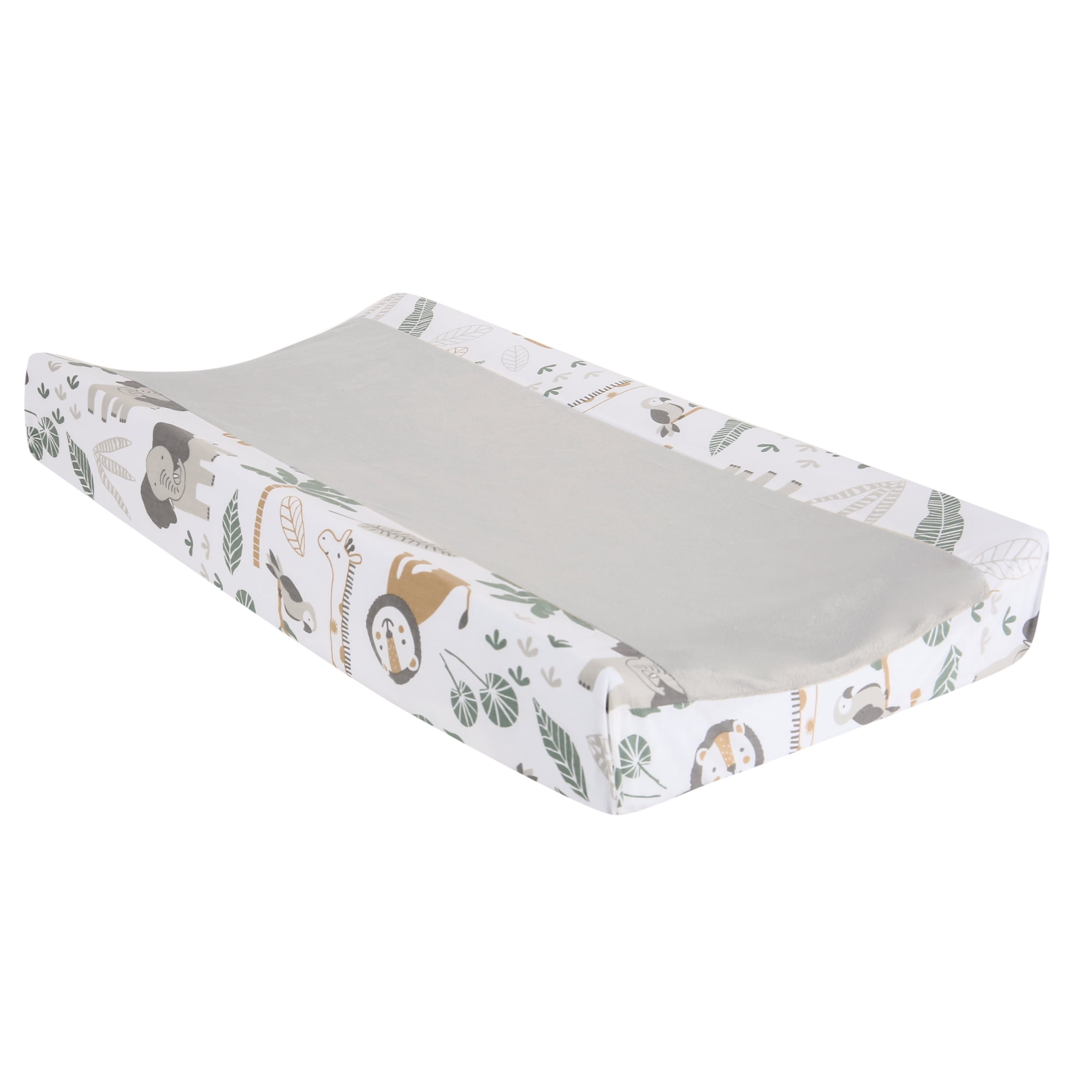 Lambs & Ivy Jungle Friends Soft, Warm & Cozy Safari Changing Pad Cover ...
