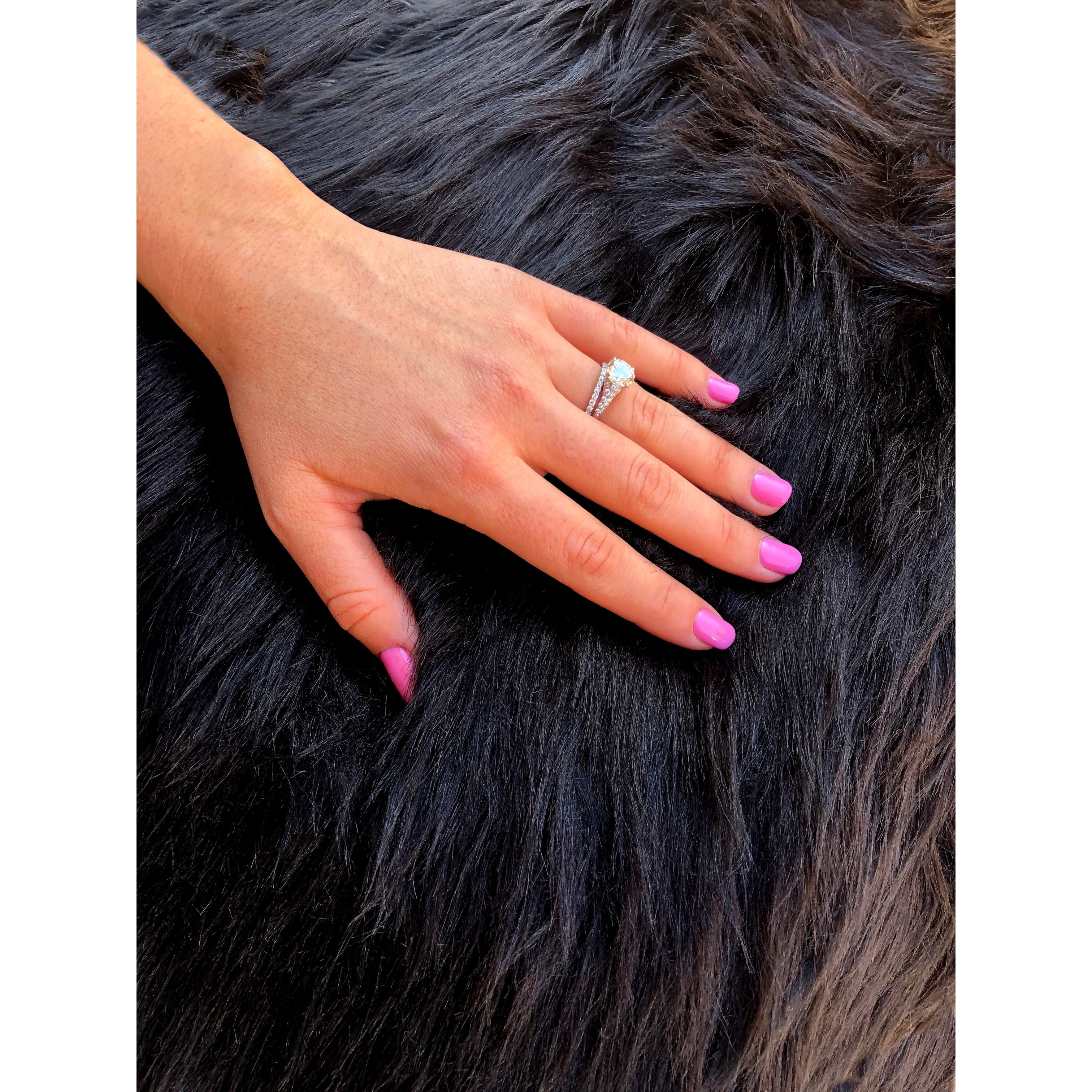 Lambzy Dynasty Bear Shape Natural Luxury Long Wool Sheepskin Shag Rug ...