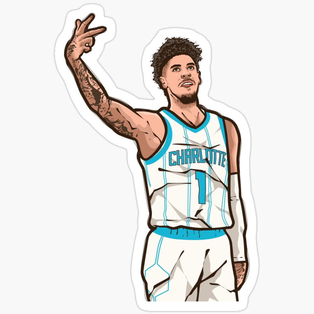 Lamelo Ball 3 Point Celebration Sticker Phone Decal Water Bottle ...