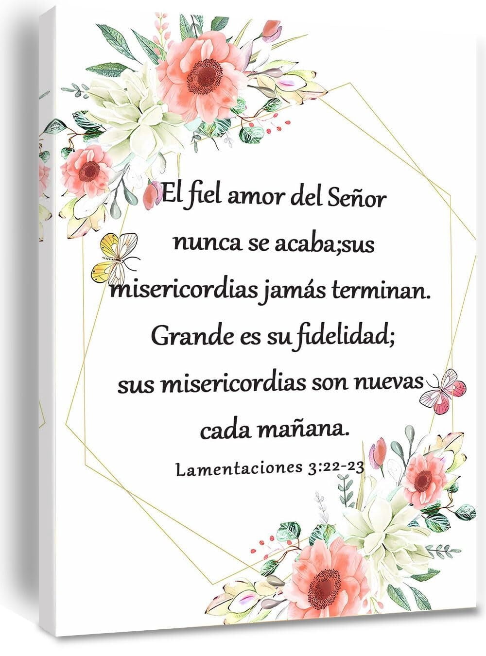 Lamentaciones 3:22-23 En Español Para Pared Cuadros Cristianos Para ...