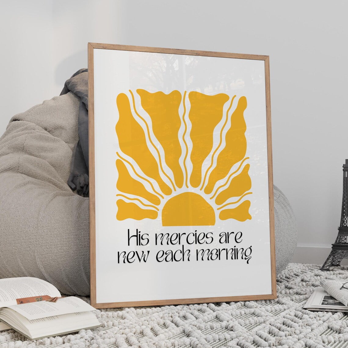 Lamentations Wall Art, His Mercies Are New Each Morning, Trendy Room ...