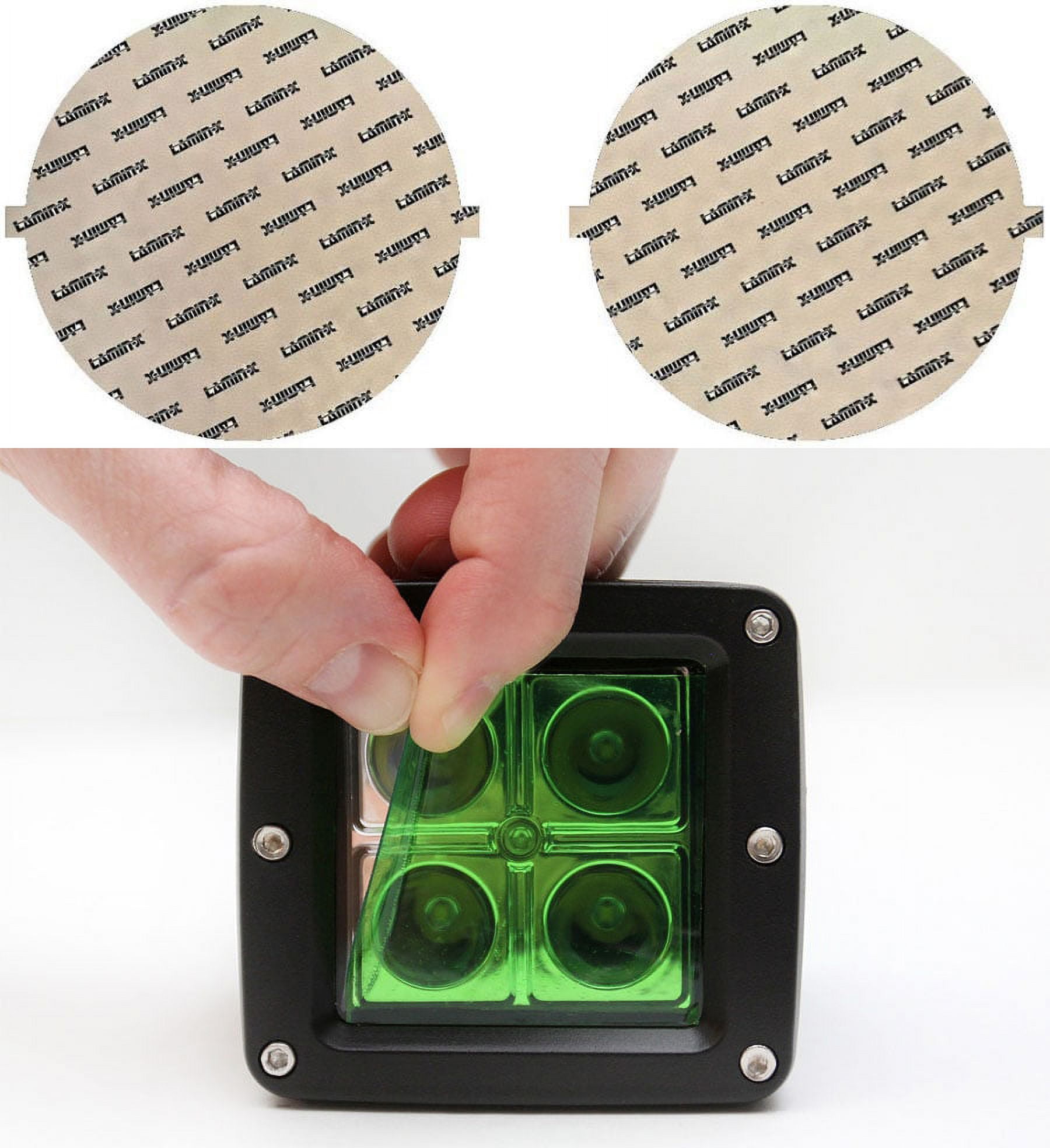 Lamin-x 3.75" Green Round Light Covers - Walmart.com