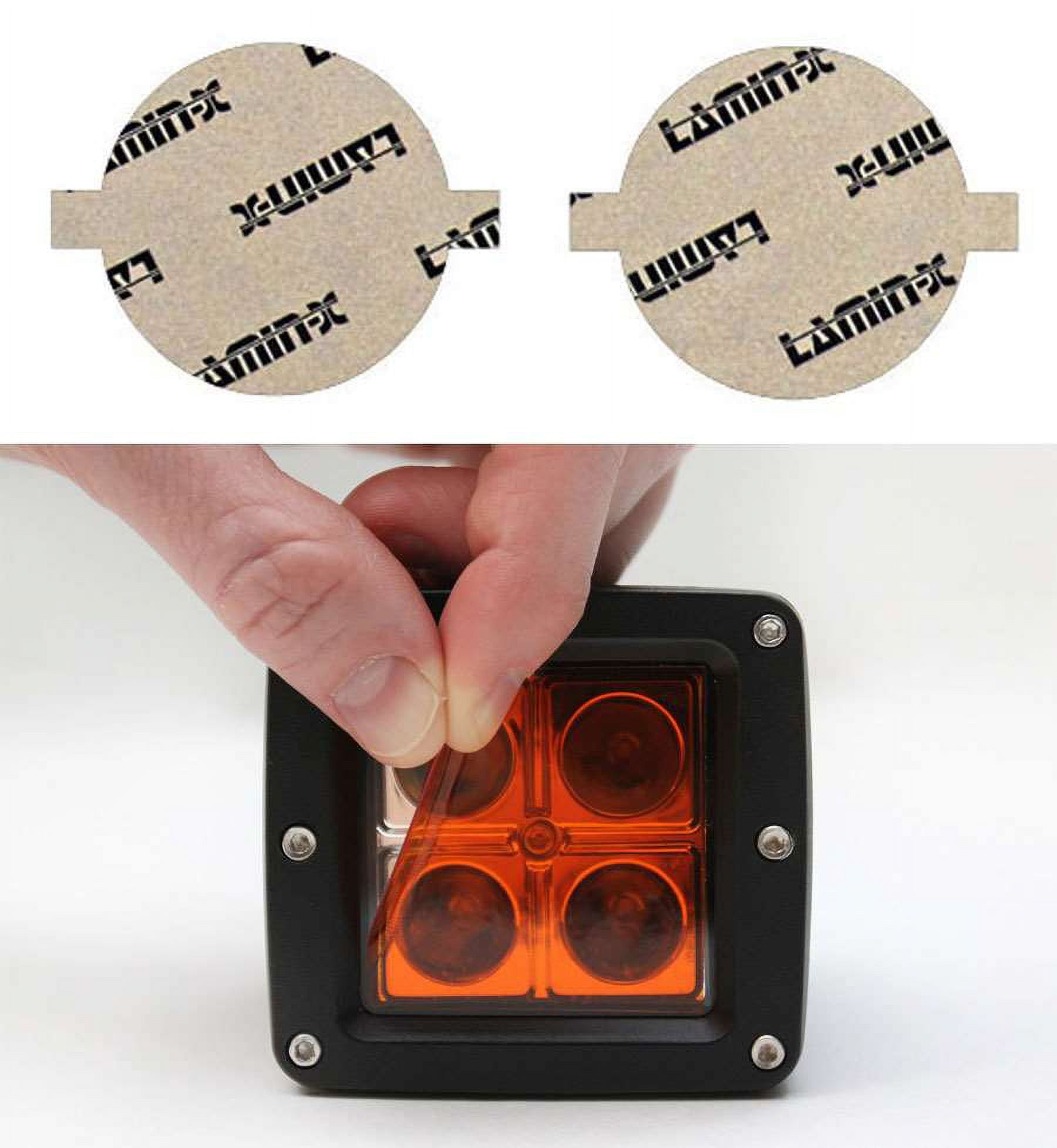 Lamin-x 3" Amber Round Light Covers - Walmart.com