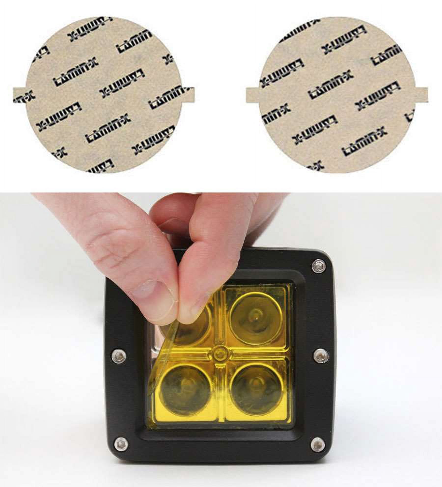 Lamin-x 5.5" Yellow Round Light Covers - Walmart.com