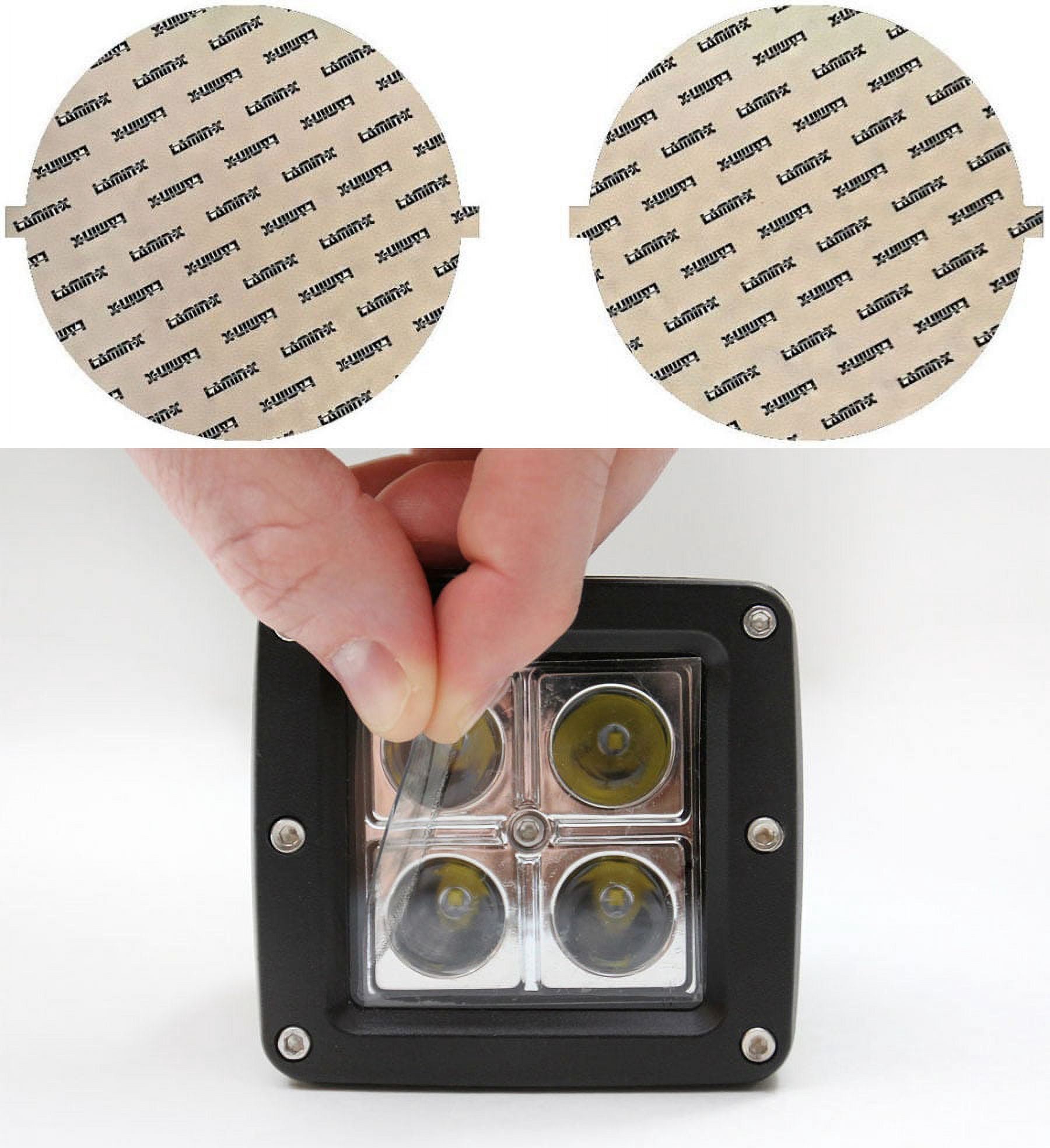Lamin-x 5.75" Clear Round Light Covers - Walmart.com