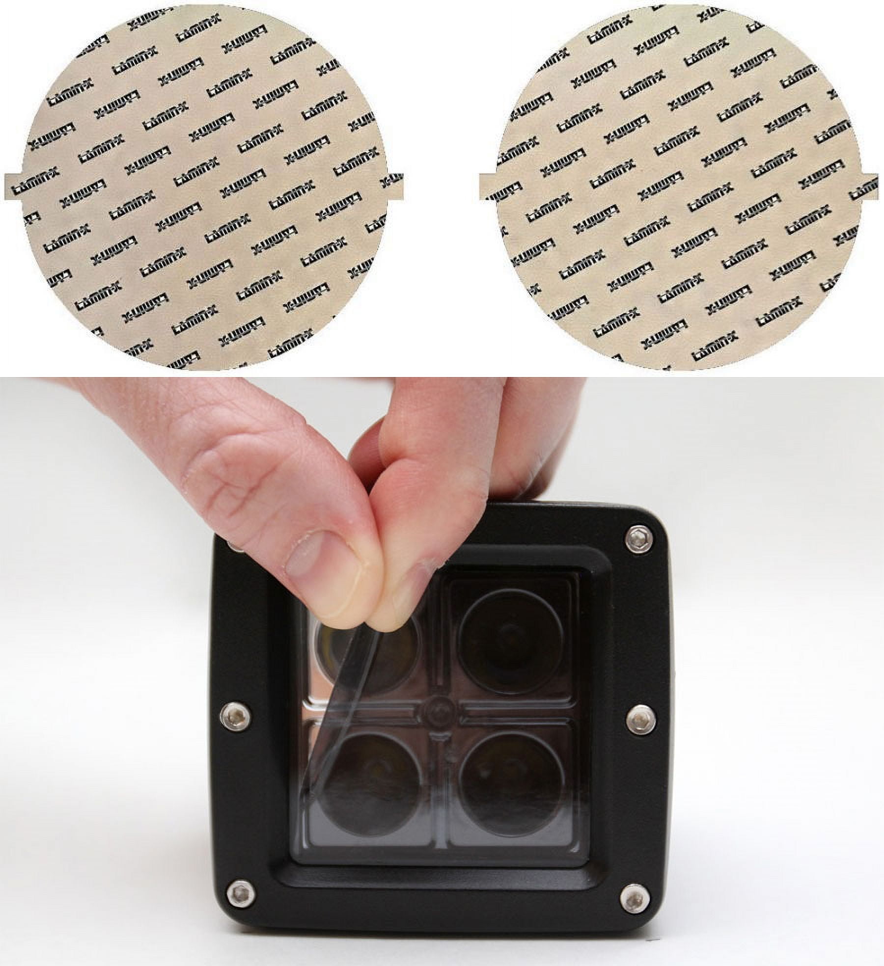 Lamin-x 6.50" Gunsmoke Round Light Covers - Walmart.com