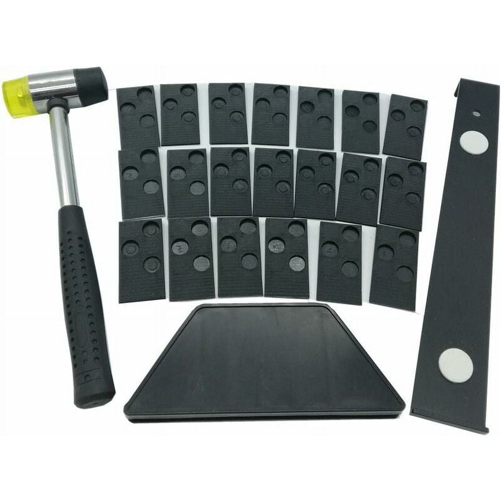 Laminate Floor Installation Kit with 20 Spacers, Tap Block, Pull Bar ...