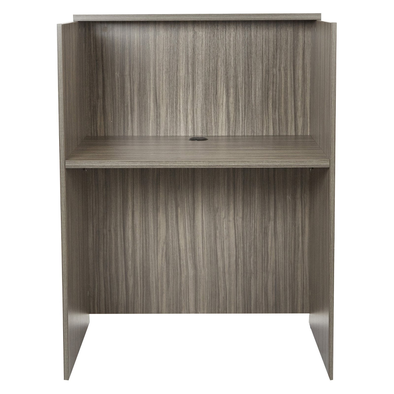 Laminate Workstation in Urban Walnut Finish - Walmart.com
