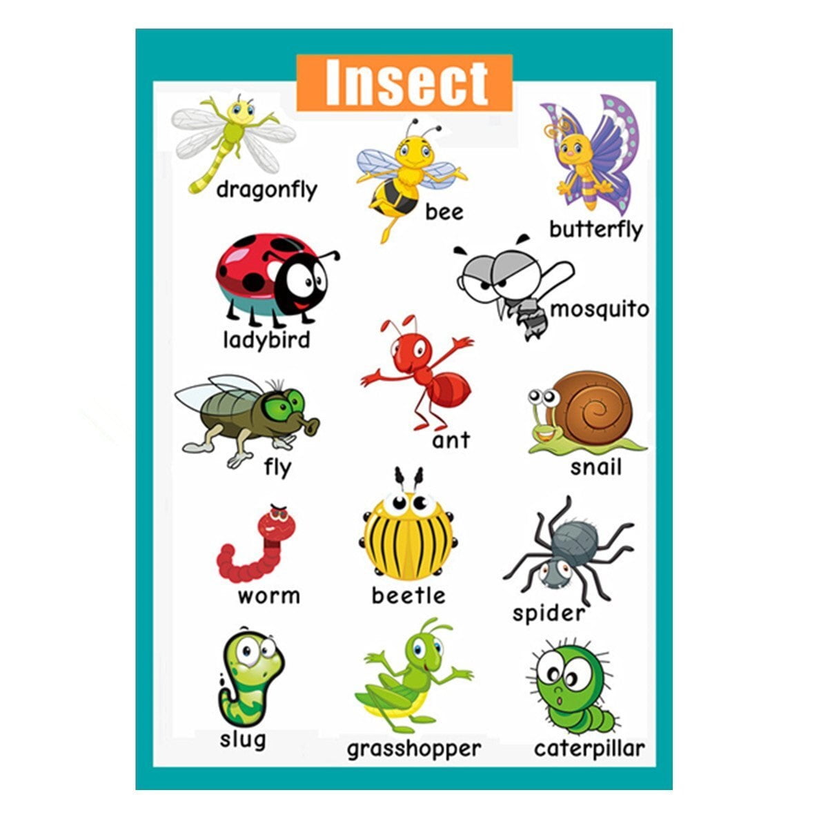 Laminated Educational Preschool Posters for Toddlers| Educational Wall ...