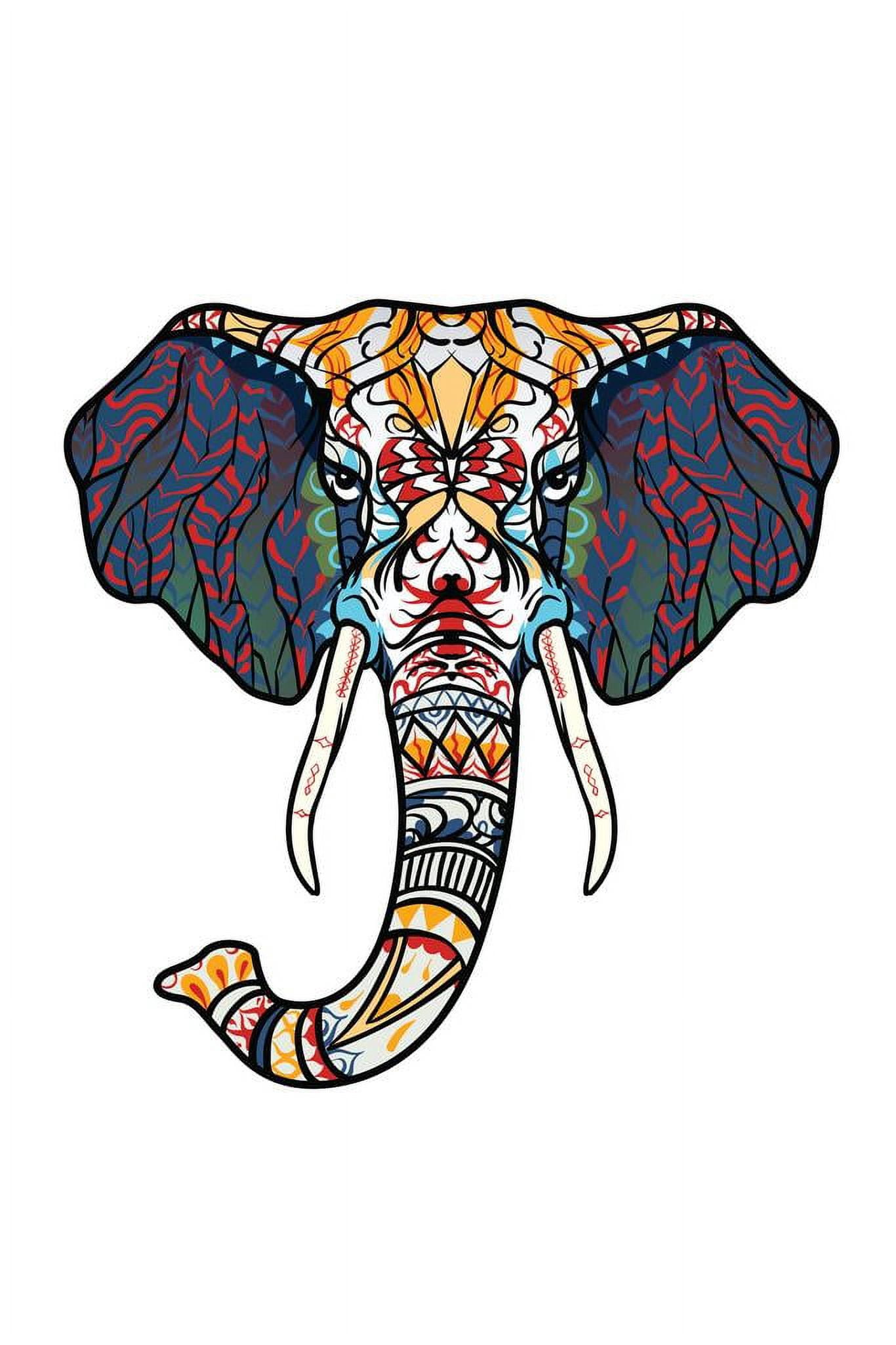 Indian Elephant Head Art
