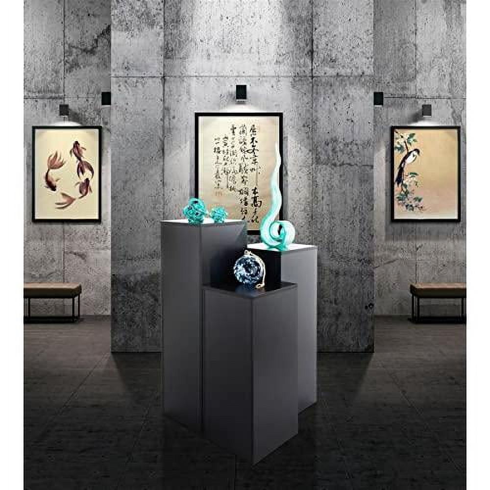 Laminated Gallery Display Cube Particle Board Melamine Construction ...
