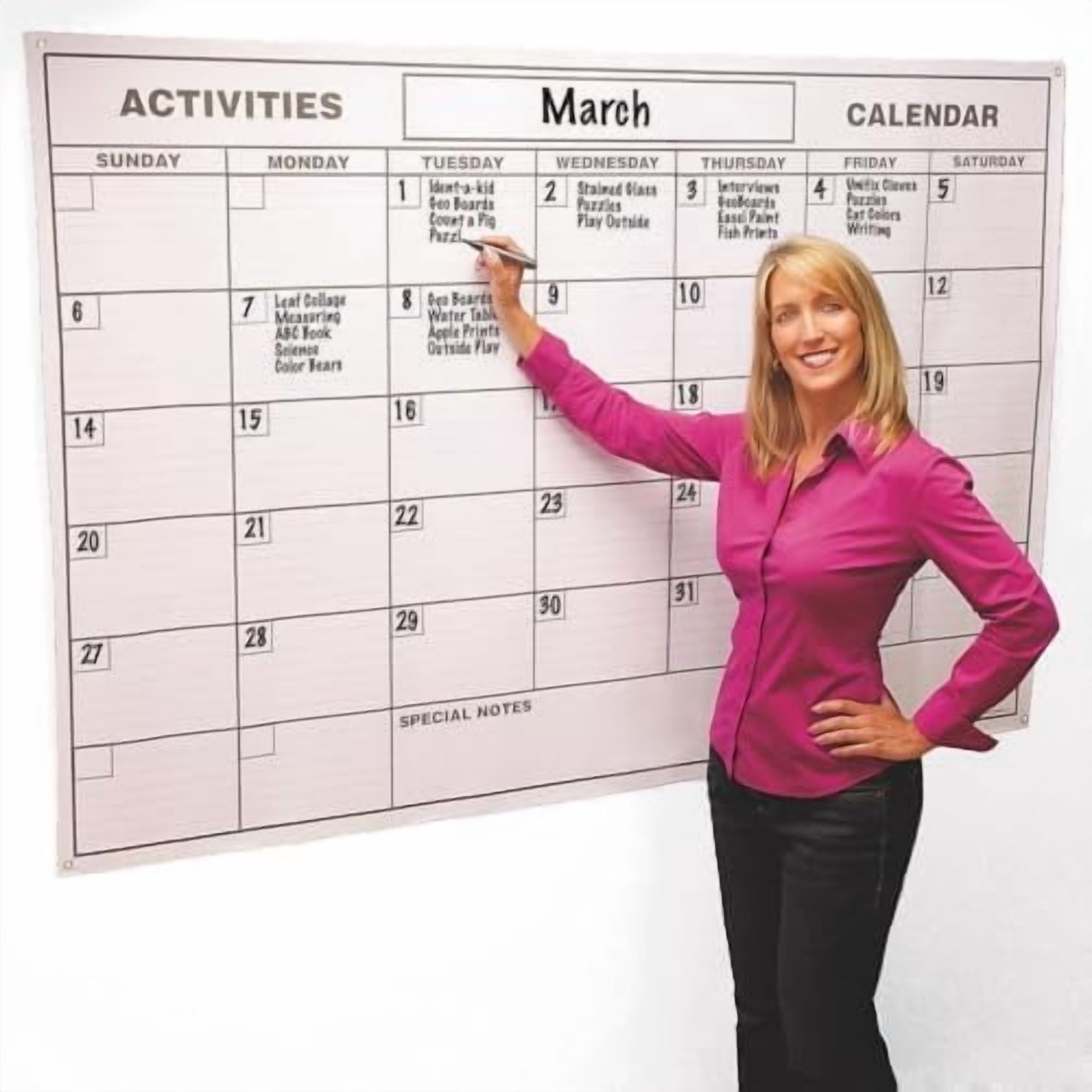Laminated Gigantic Wall Calendar$$Office - Walmart.com
