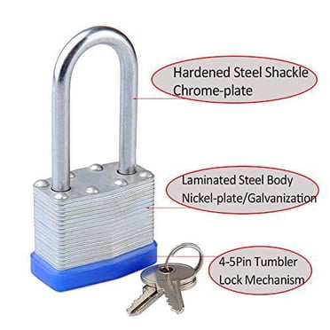 Tactile Push-Button Padlock - Walmart.com