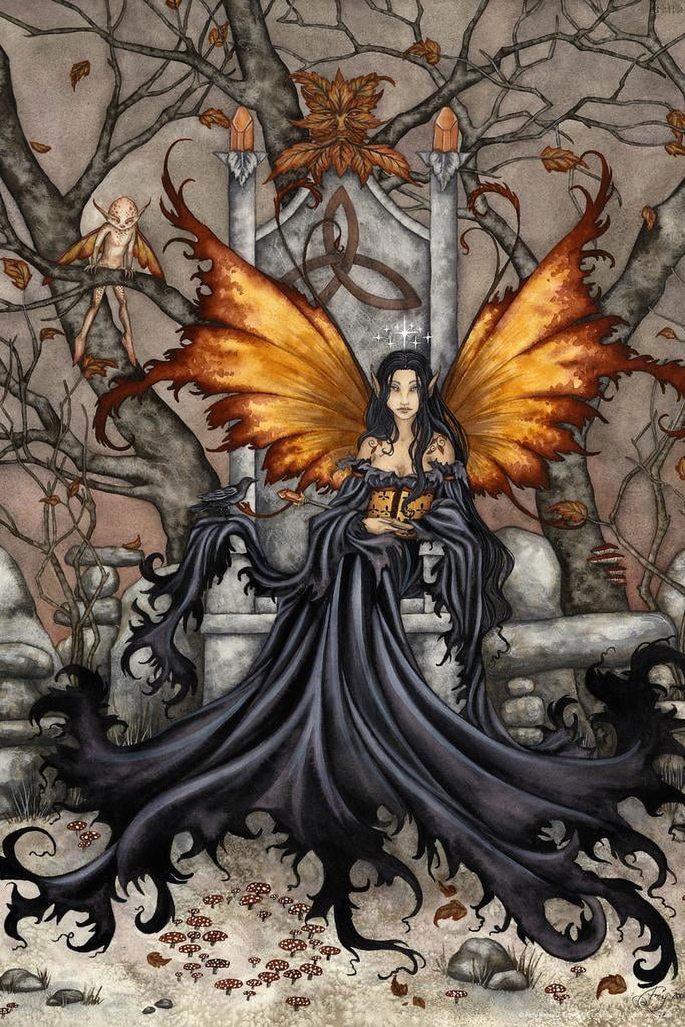 Laminated Queen Mab by Amy Brown Art Print Poster Dry Erase Sign 12x18 ...