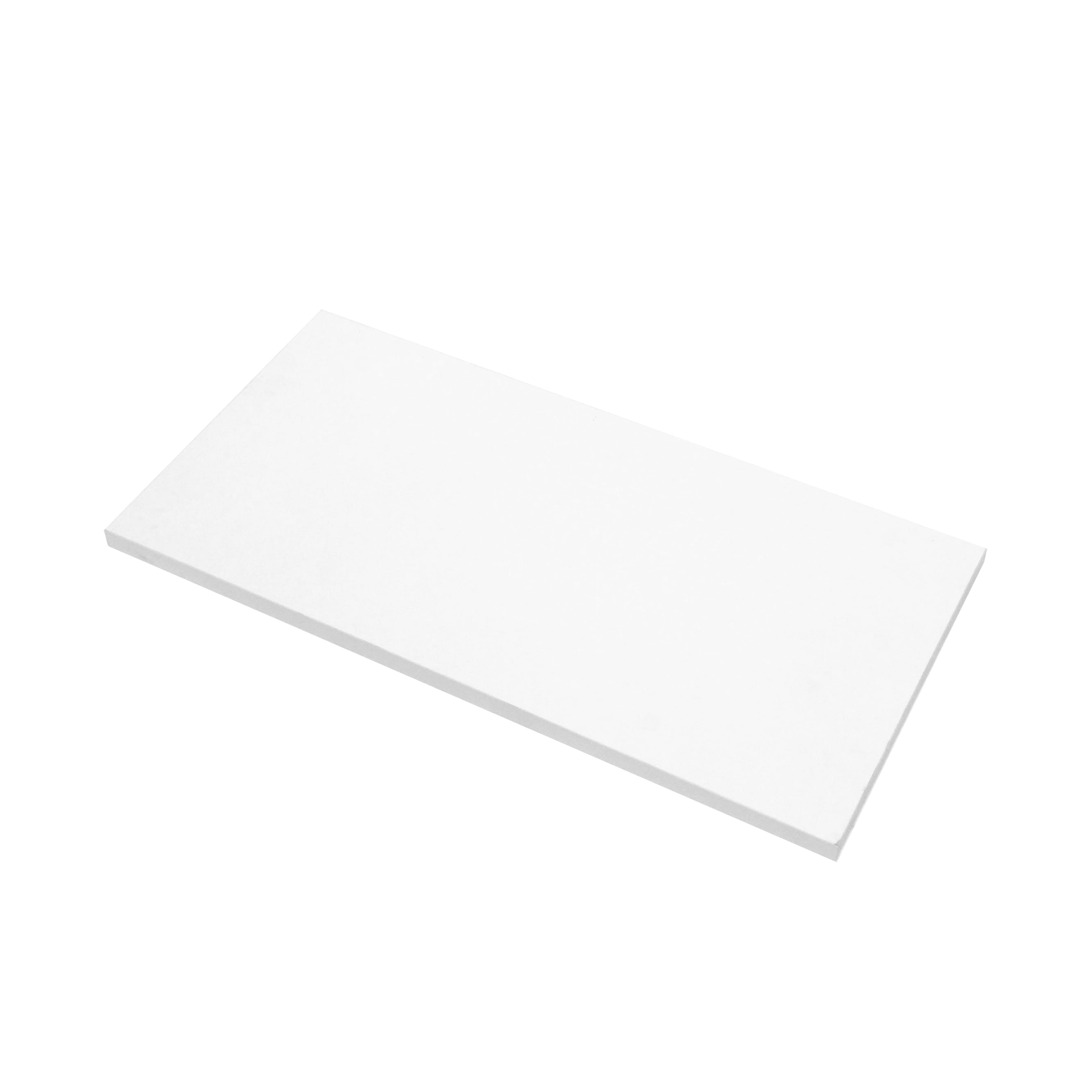 SSWBasics Laminated White Melamine Shelf Board 24”L x 12”W Durable and ...
