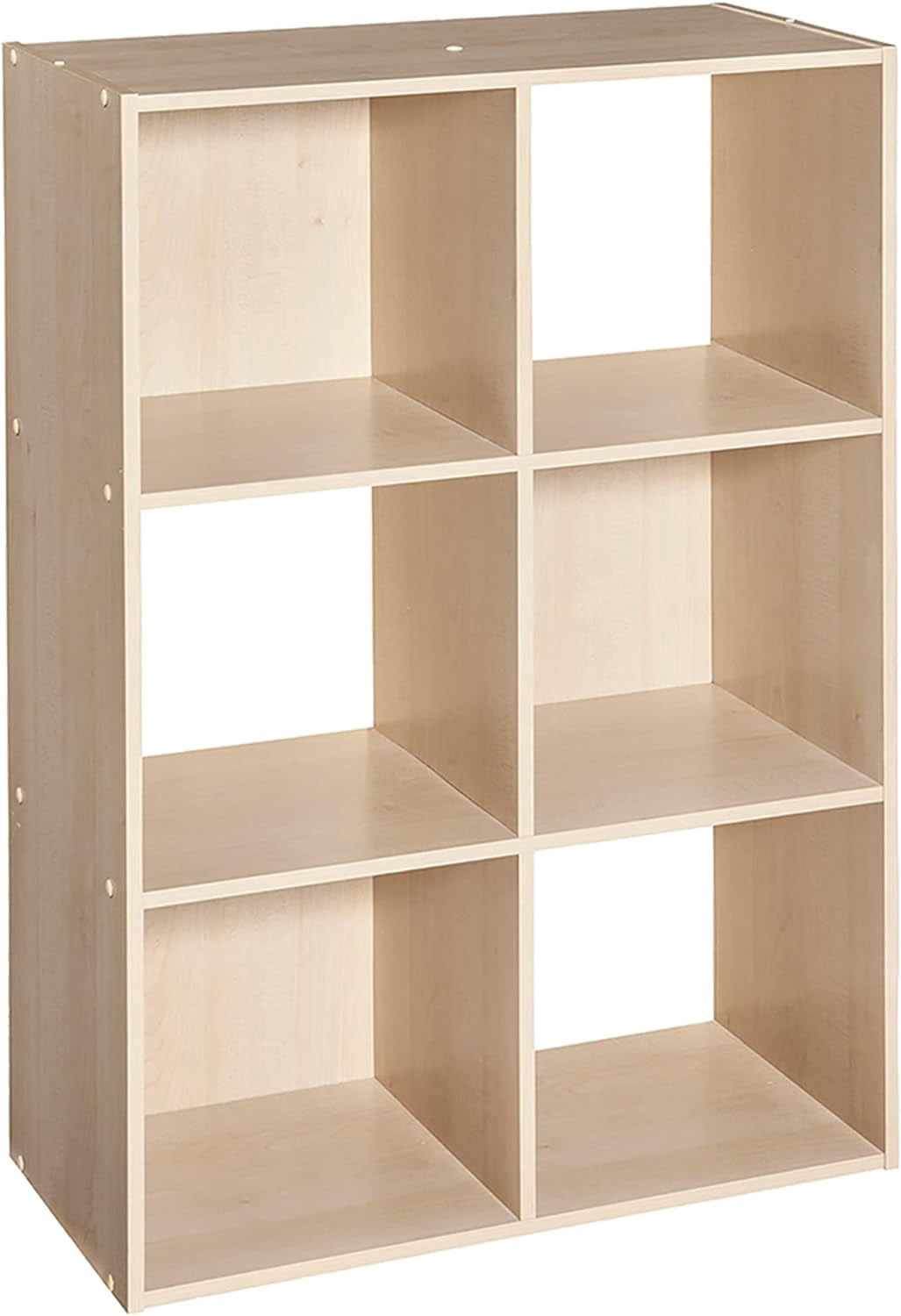 Laminated Wood Reversible Stackable Open Bookcase Display Shelf Storage ...