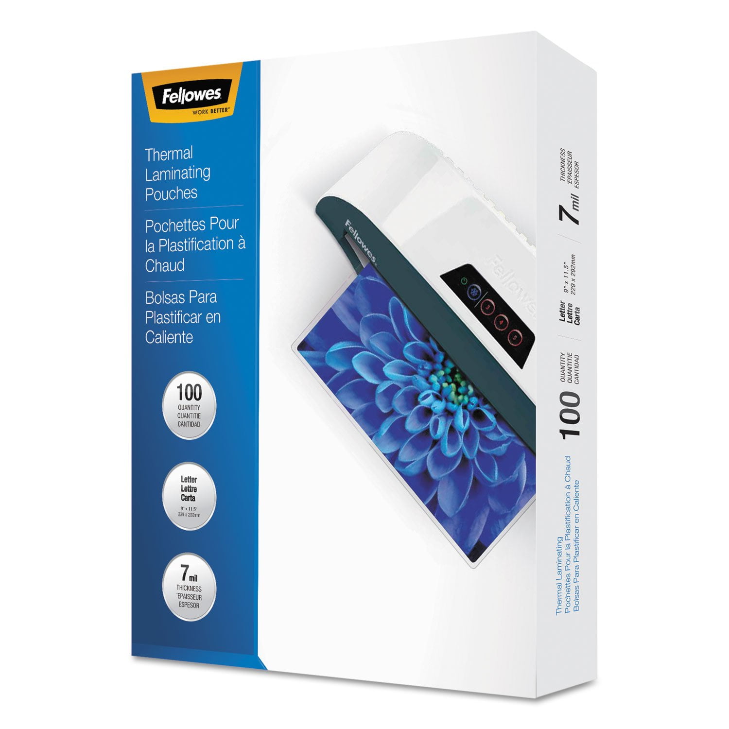 Laminating Pouches 7mil Thick 11.5x9 Inch, 100 Pack Clear Plastic ...
