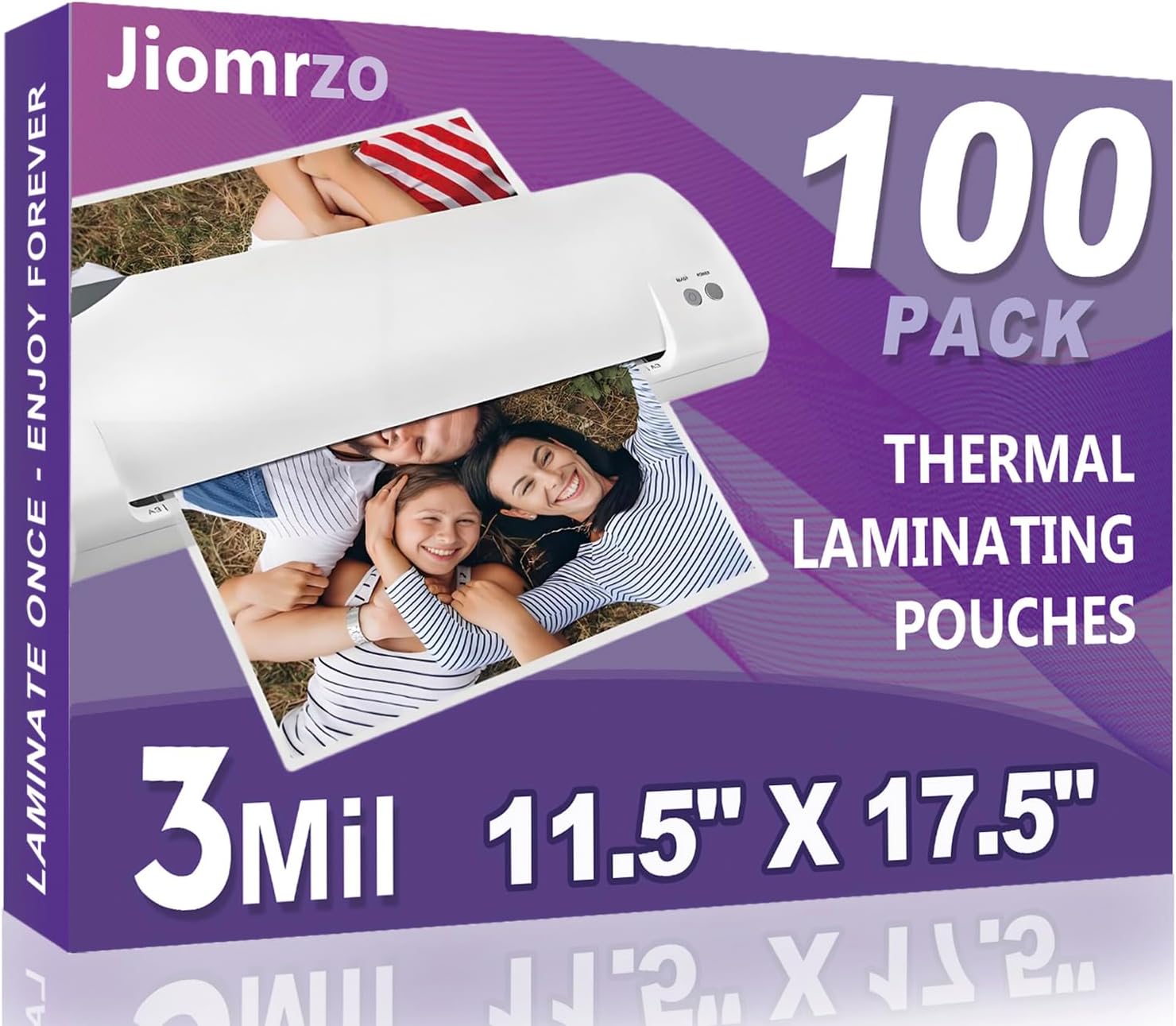 Laminating Sheets, 100 Pack Laminating Pouches Holds 11 x 17 Inch ...