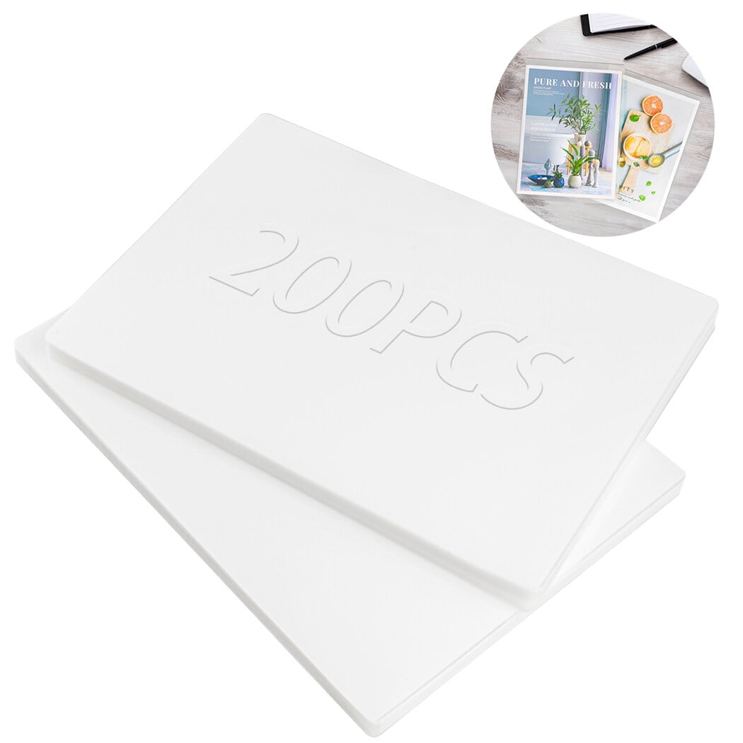 Laminating Sheets (200 Pack, 9 x 11.5 Inches, 3 Mil), Waterproof Clear ...