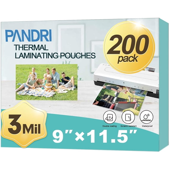 Laminating Sheets, 200 Pack Thermal Laminator Pouches Holds 8.5 x 11 ...