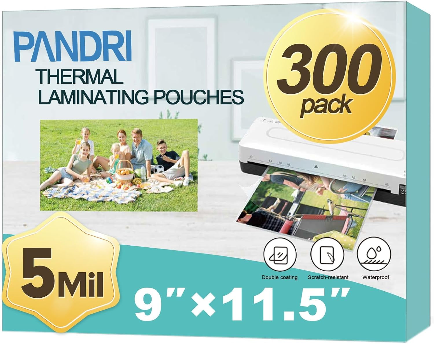 Laminating Sheets, 300 Pack Thermal Laminator Pouches Holds 8.5 x 11 ...